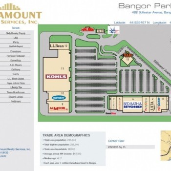 Bangor Parkade - store list, hours, (location: Bangor, Maine) | Malls ...