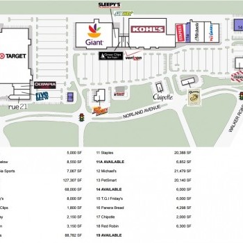 Chambersburg Crossing - store list, hours, (location: Chambersburg ...