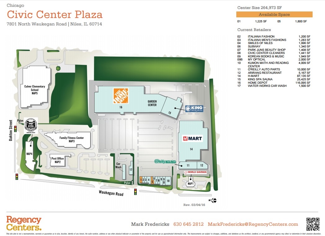 Civic Center Plaza - store list, hours, (location: Niles, Illinois ...