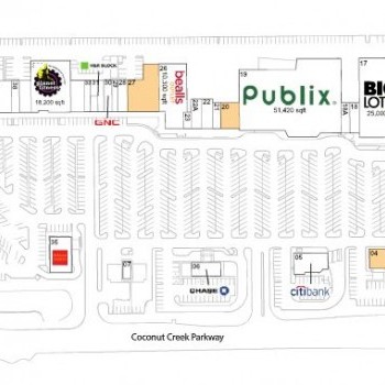 Coconut Creek Plaza - store list, hours, (location: Coconut Creek ...