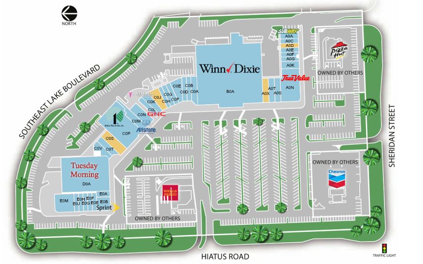 Embassy Lakes Shopping Center - store list, hours, (location: Hollywood ...