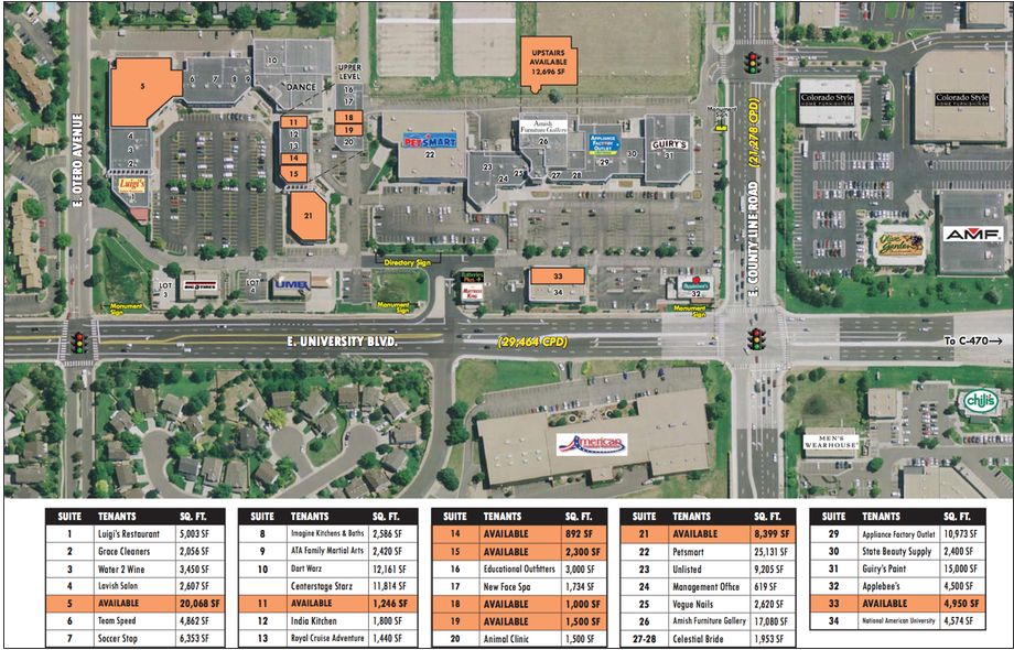 Festival Shopping Center - store list, hours, (location: Centennial ...