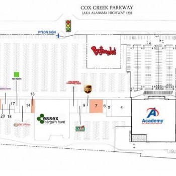 Florence Square - store list, hours, (location: Florence, Alabama ...