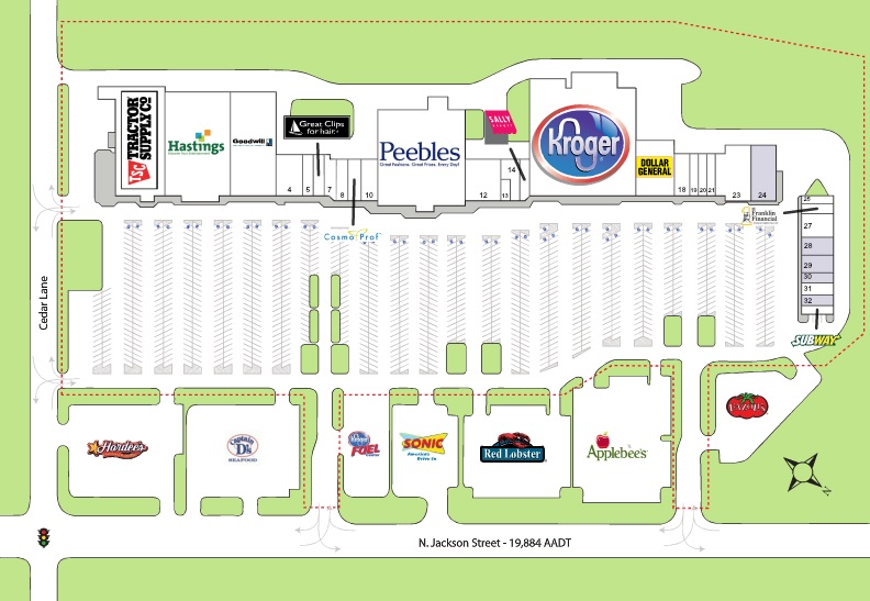 Forrest Gallery Shopping Center - store list, hours, (location ...