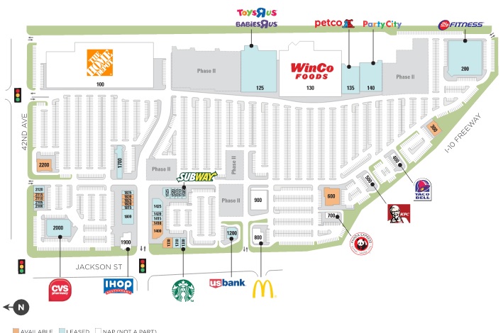 Indio Towne Center - store list, hours, (location: Indio, California ...