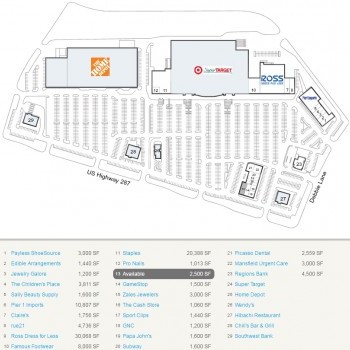 Mansfield Towne Crossing - store list, hours, (location: Mansfield ...