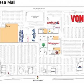Mira Mesa Mall South - store list, hours, (location: San Diego ...