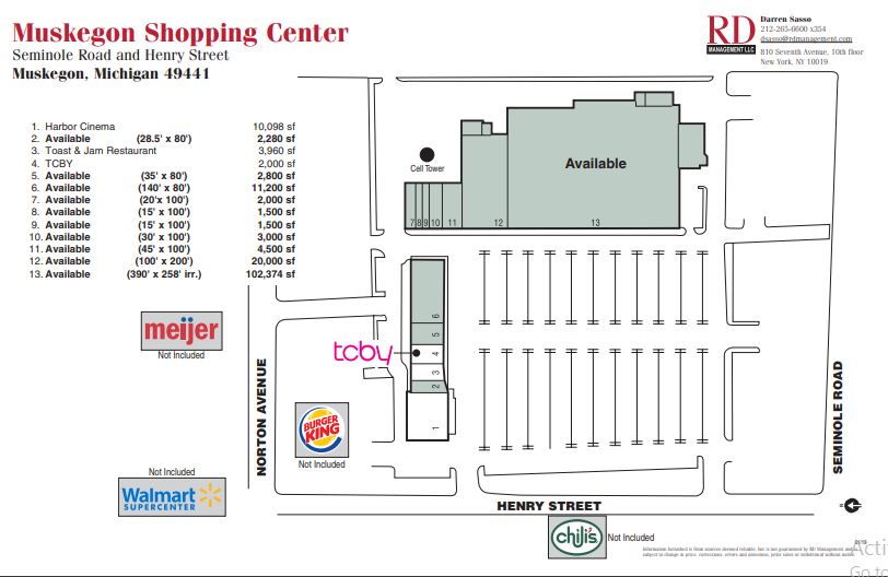 Muskegon Shopping Center - store list, hours, (location: Muskegon ...