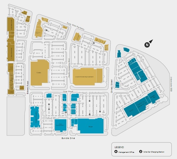 Pacific Commons Shopping Center - store list, hours, (location: Fremont ...