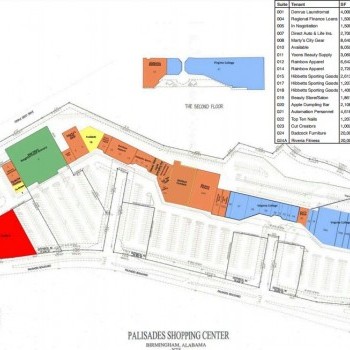 Palisades Shopping Center - store list, hours, (location: Birmingham ...