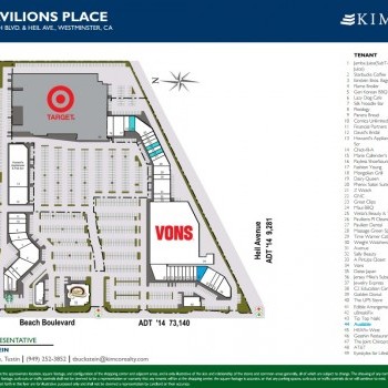 Pavilions Place - store list, hours, (location: Westminster, California ...