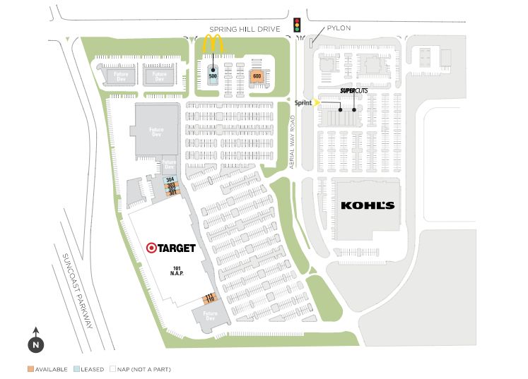 Suncoast Crossing - store list, hours, (location: Spring Hill, Florida ...
