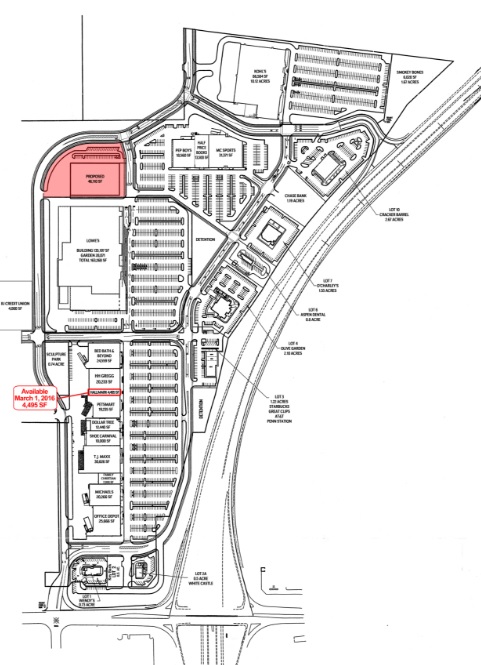 Whitehall Crossing Shopping Center - store list, hours, (location ...